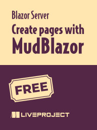 Create Pages with MudBlazor