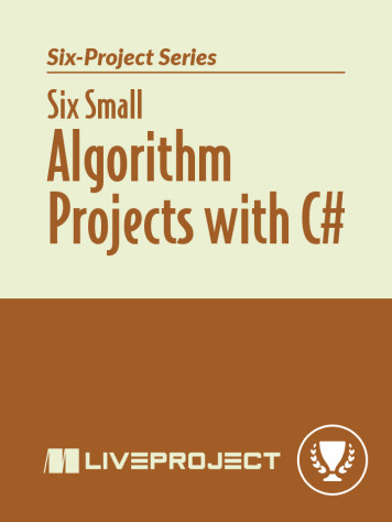 Six Small Algorithm Projects with C#