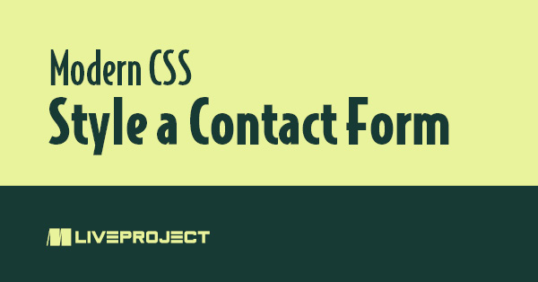 Style a Contact Form - Martine Dowden