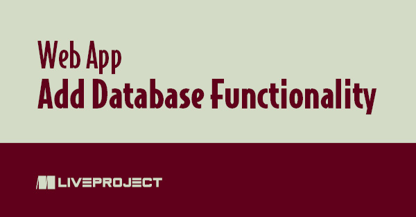 Add Database Functionality Ockert Du Preez